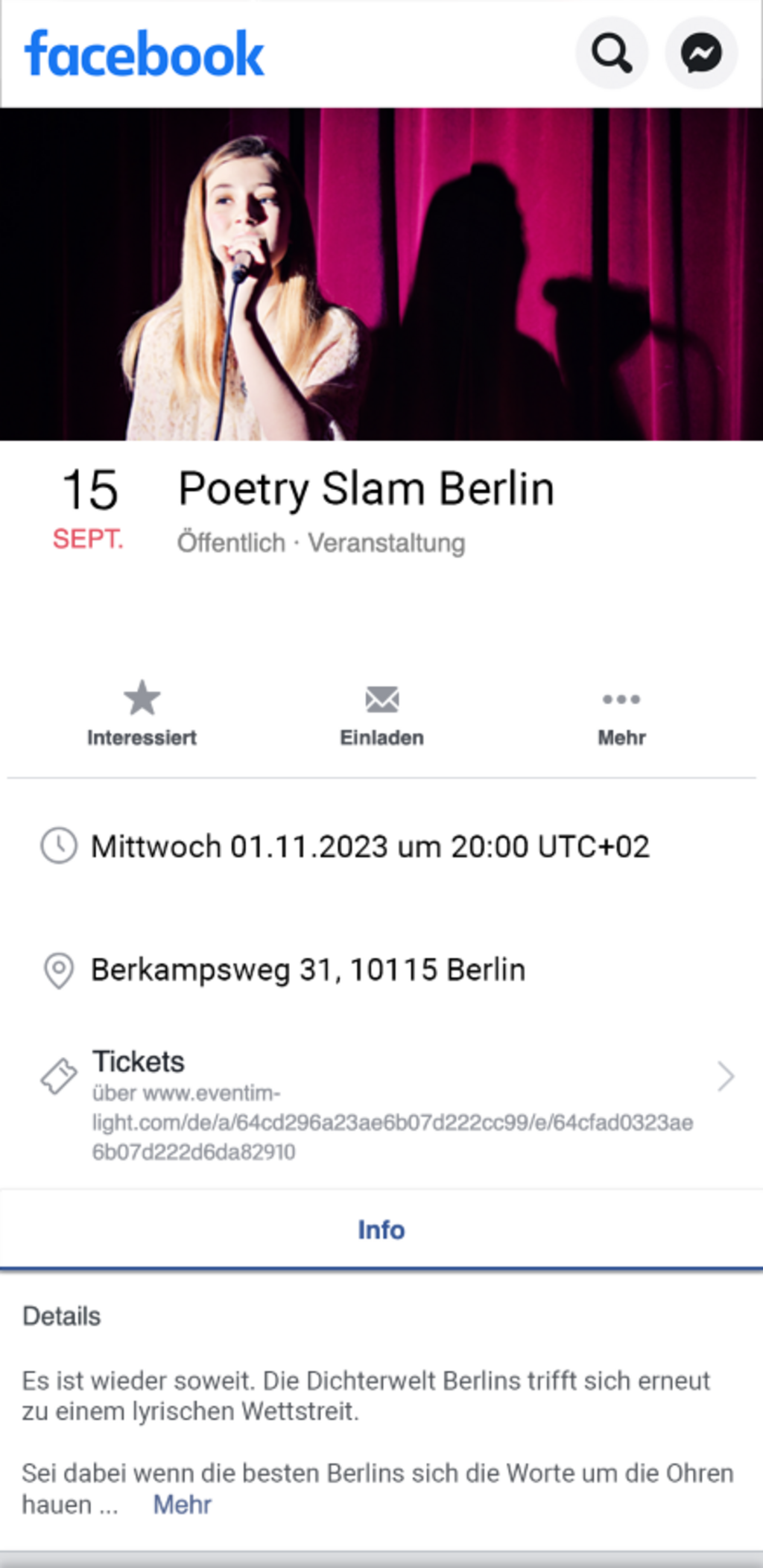 Event-Ticketing online: Funktionen von oeticket.Light