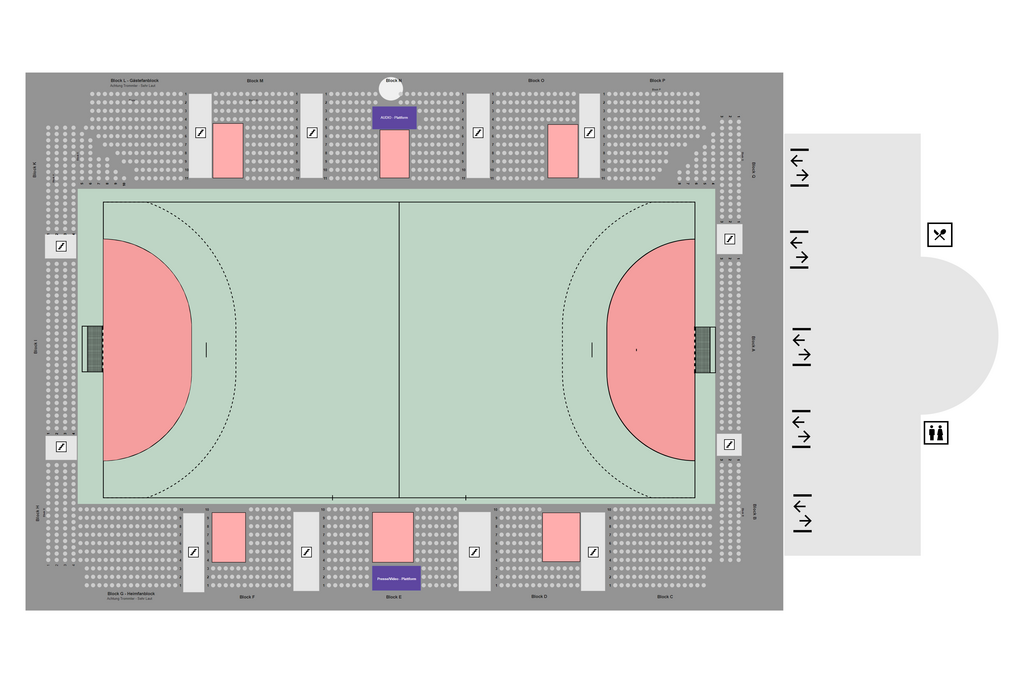 Create a seating plan for professional ticket sales