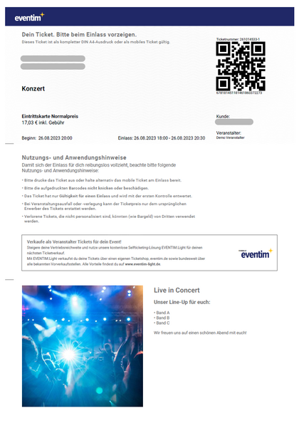 Ticketshop erstellen – Einfach & schnell | oeticket.Light